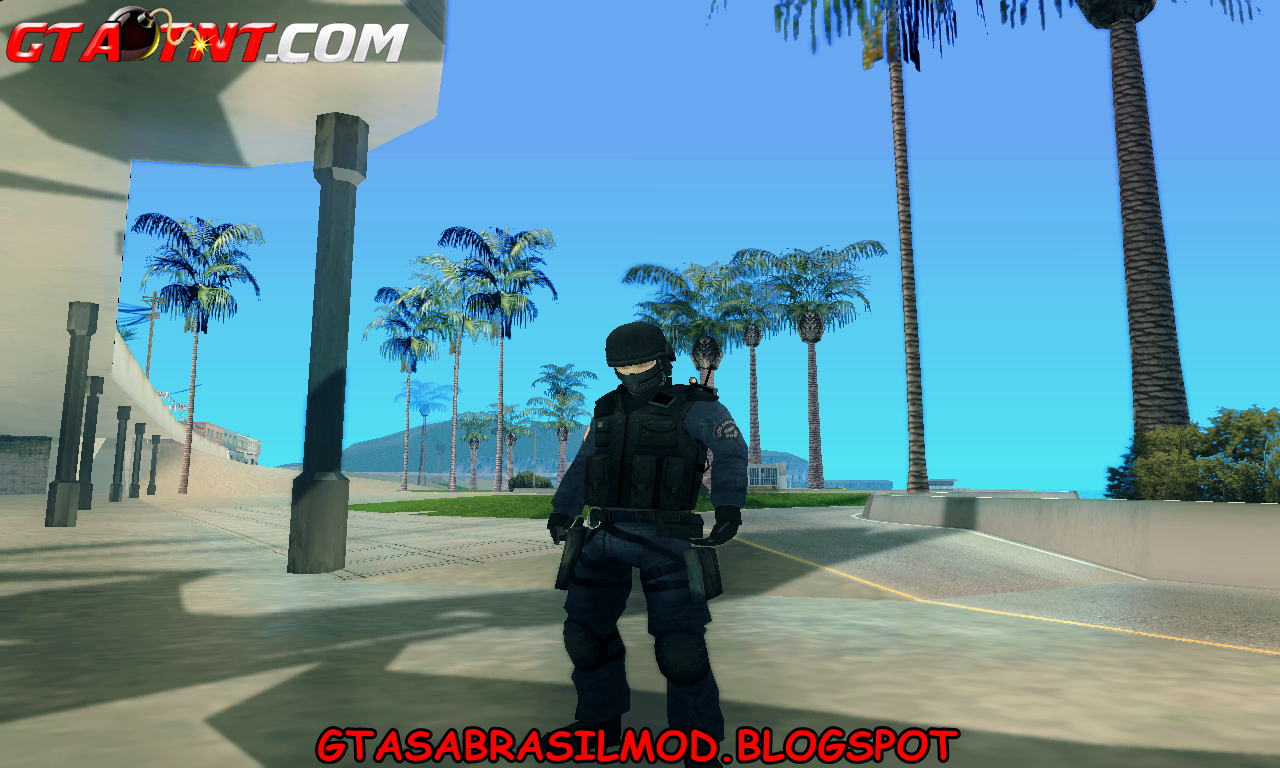 GTA San Andreas Mods: GTA SA - SKIN FBI
