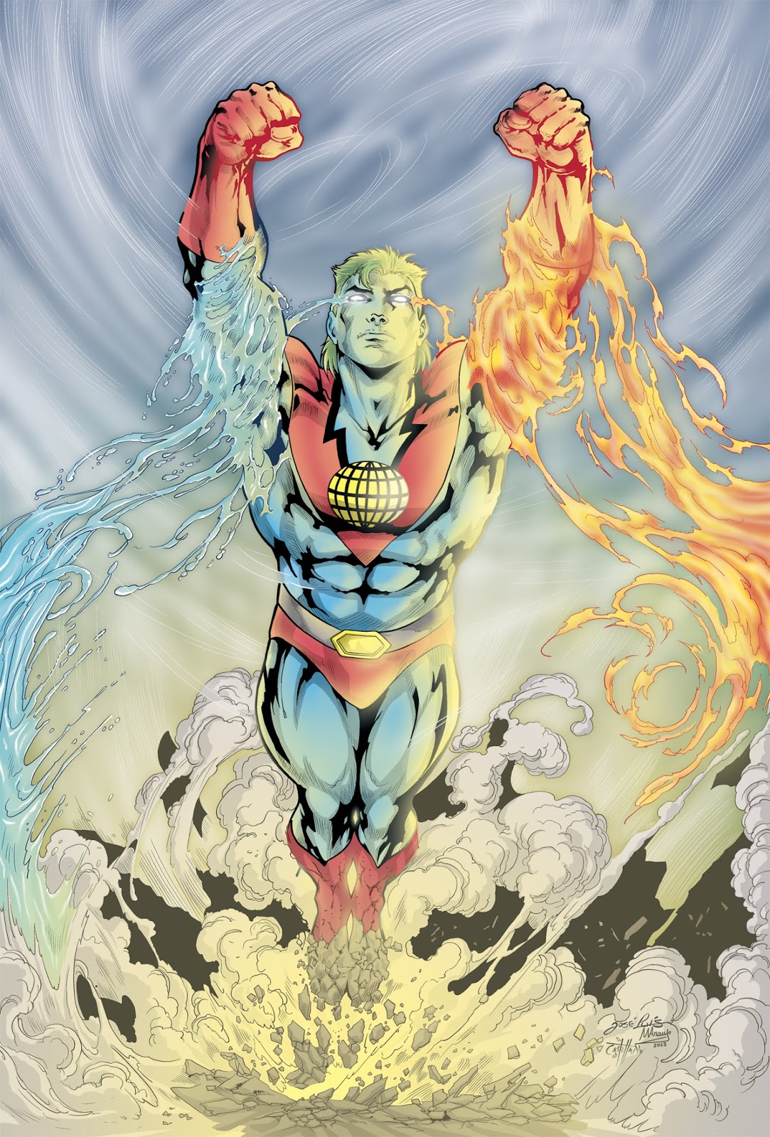 Castelhano Art: Capitão Planeta, Hulk, Homem-Aranha e Wolverine