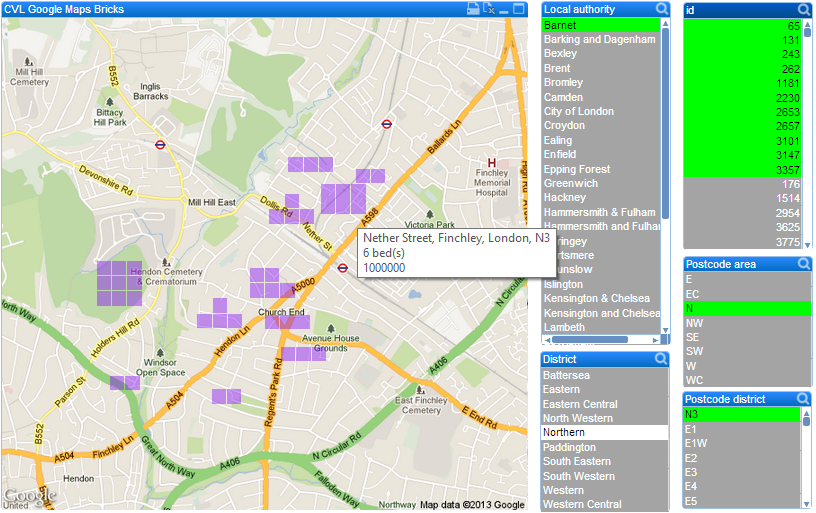 Qlik Tips: Bricks on maps instead of circles