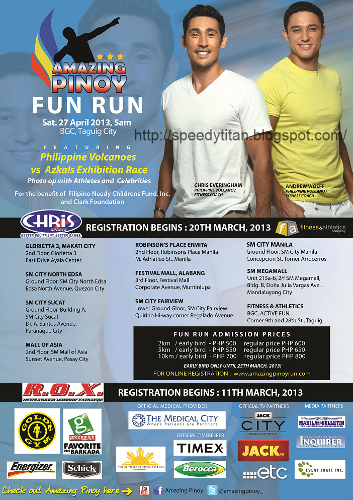Speedy Titan: Amazing Pinoy Run 2013