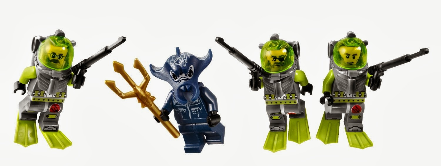 The Lego King: Lego Atlantis Neptune Carrier, Monster Crab Clash, and ...