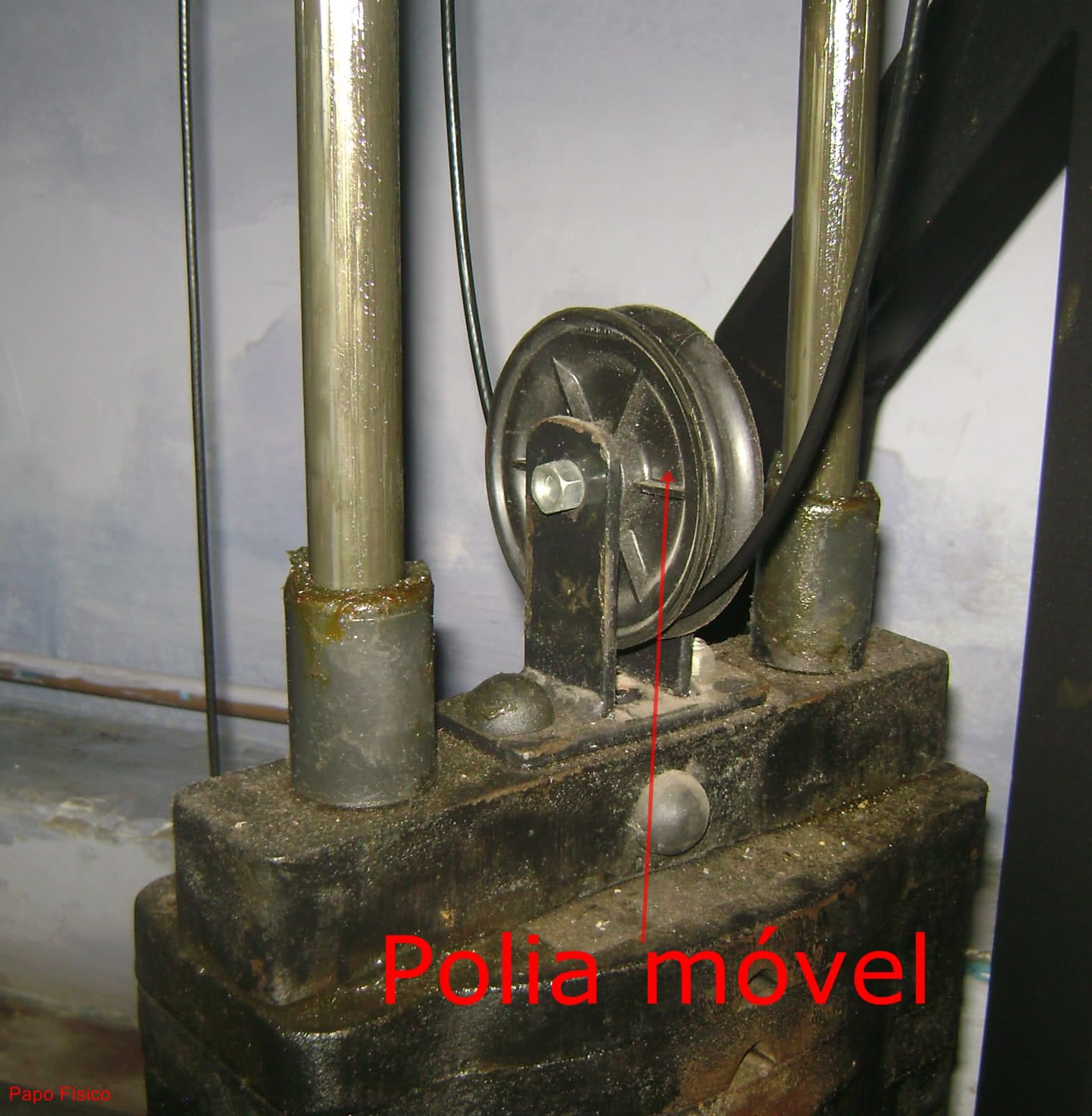 Cemitério dos Físicos: Roldanas e polias no nosso dia-a-dia