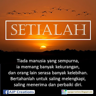 Kata-Kata Bijak Harapan Untuk Setia | AJP Creations