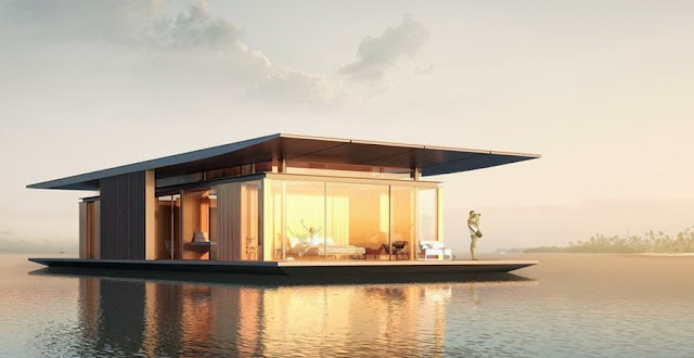 design-dautore: Le floating House di Dymitr Malcew