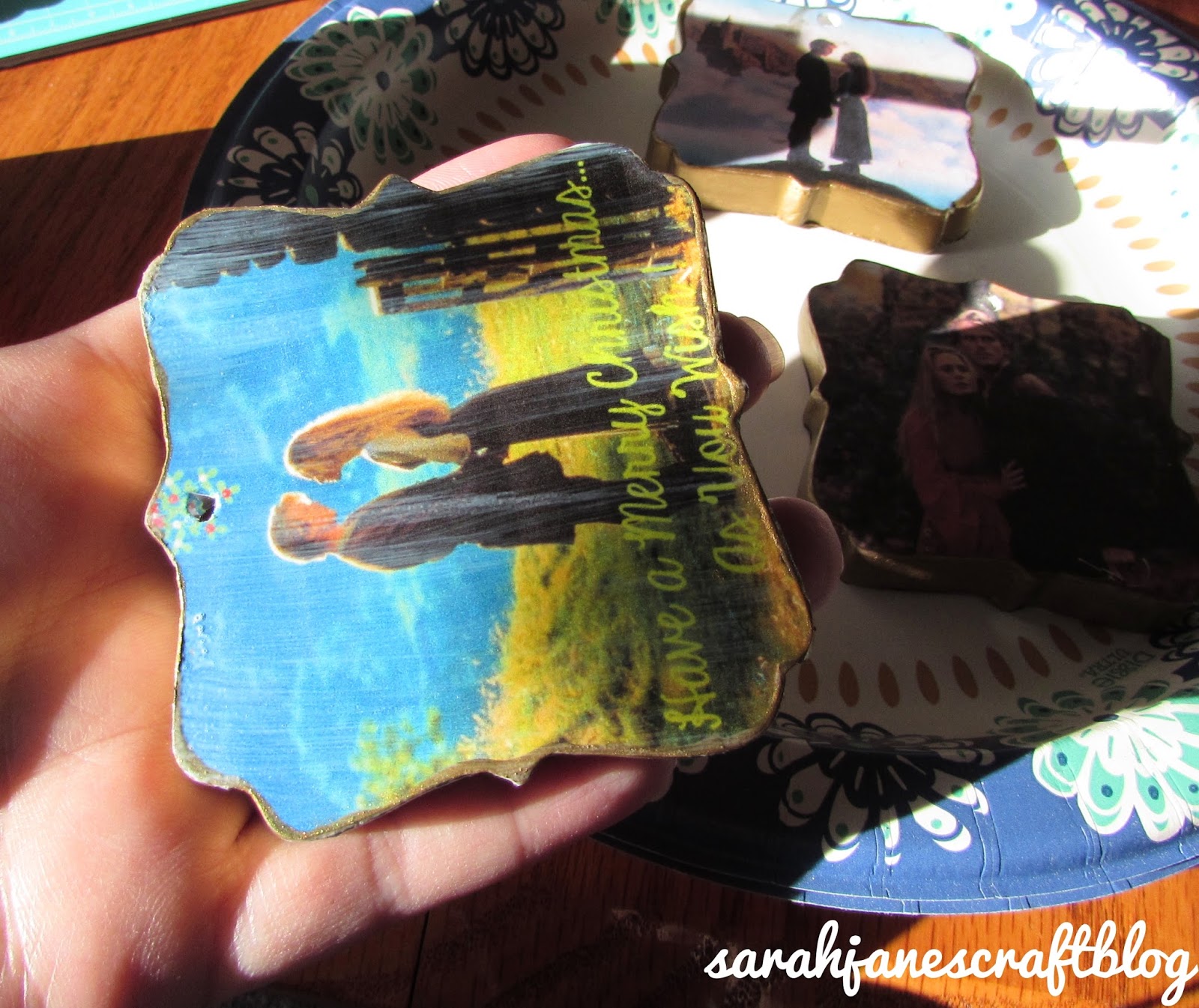 Mod Podge Princess Bride Ornaments