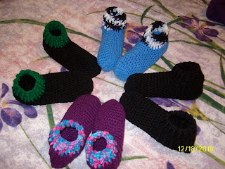 My "JMSQ" Qunique Patterns - Created By: Jeanarie: Ribbed Slippers