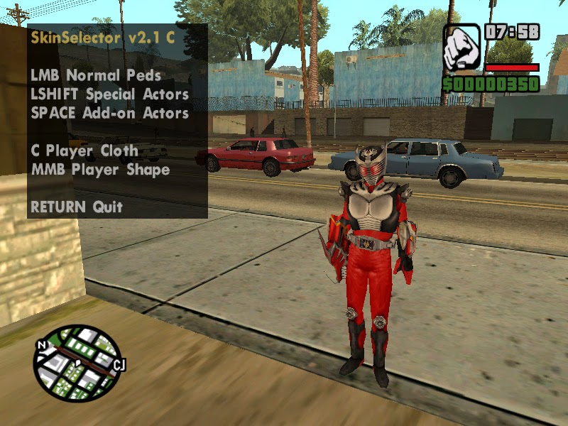 Download skin selector v2.1 untuk Gta San Andreas | John-Cyber