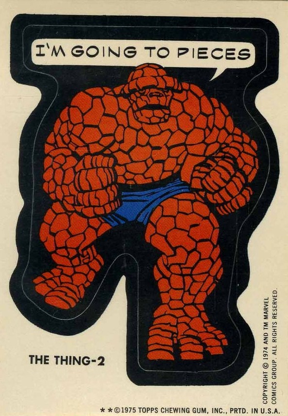 My Comic Board Banners And More!: Marvel 1960's And 1970's Stickers - 10!