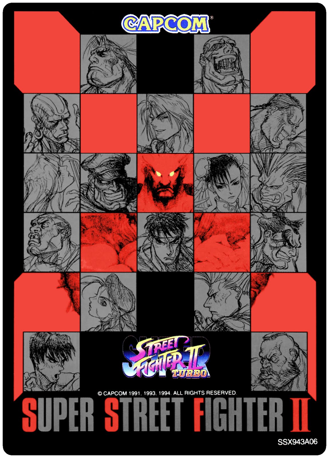 LABELS PARA CAPCOM CPS2