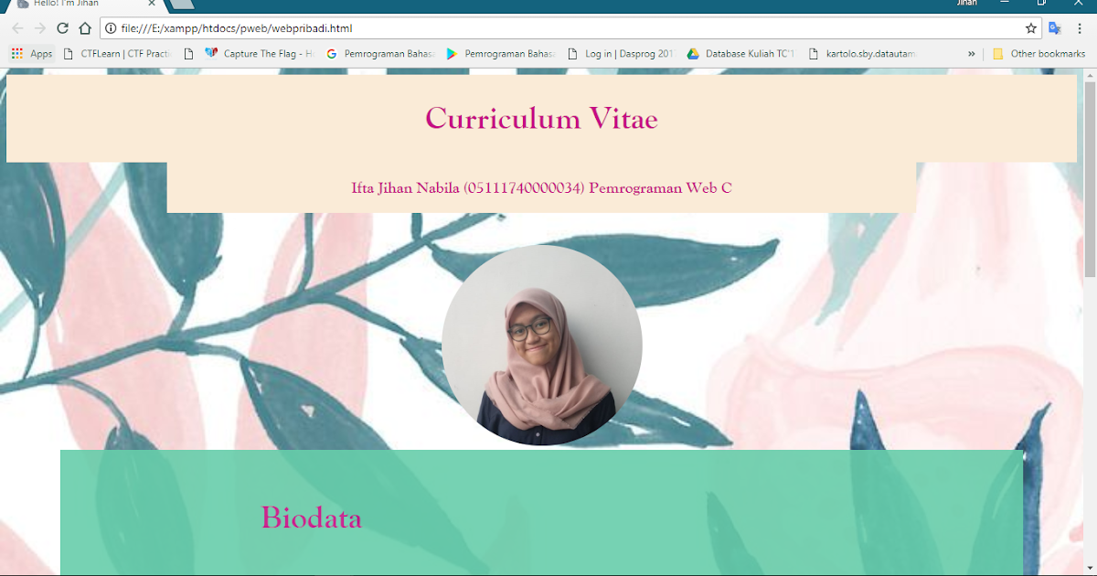 Membuat Curriculum Vitae