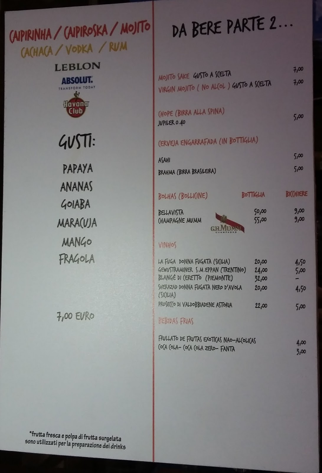 Menu e Prezzi: Ristorante BOMAKI - URAMAKERIA NIPPO BRASILIANA a Milano ...