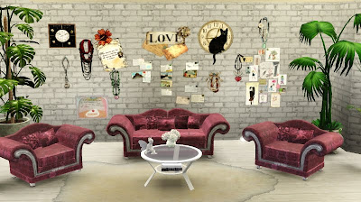 My little The Sims 3 World: Wallstencils- set12