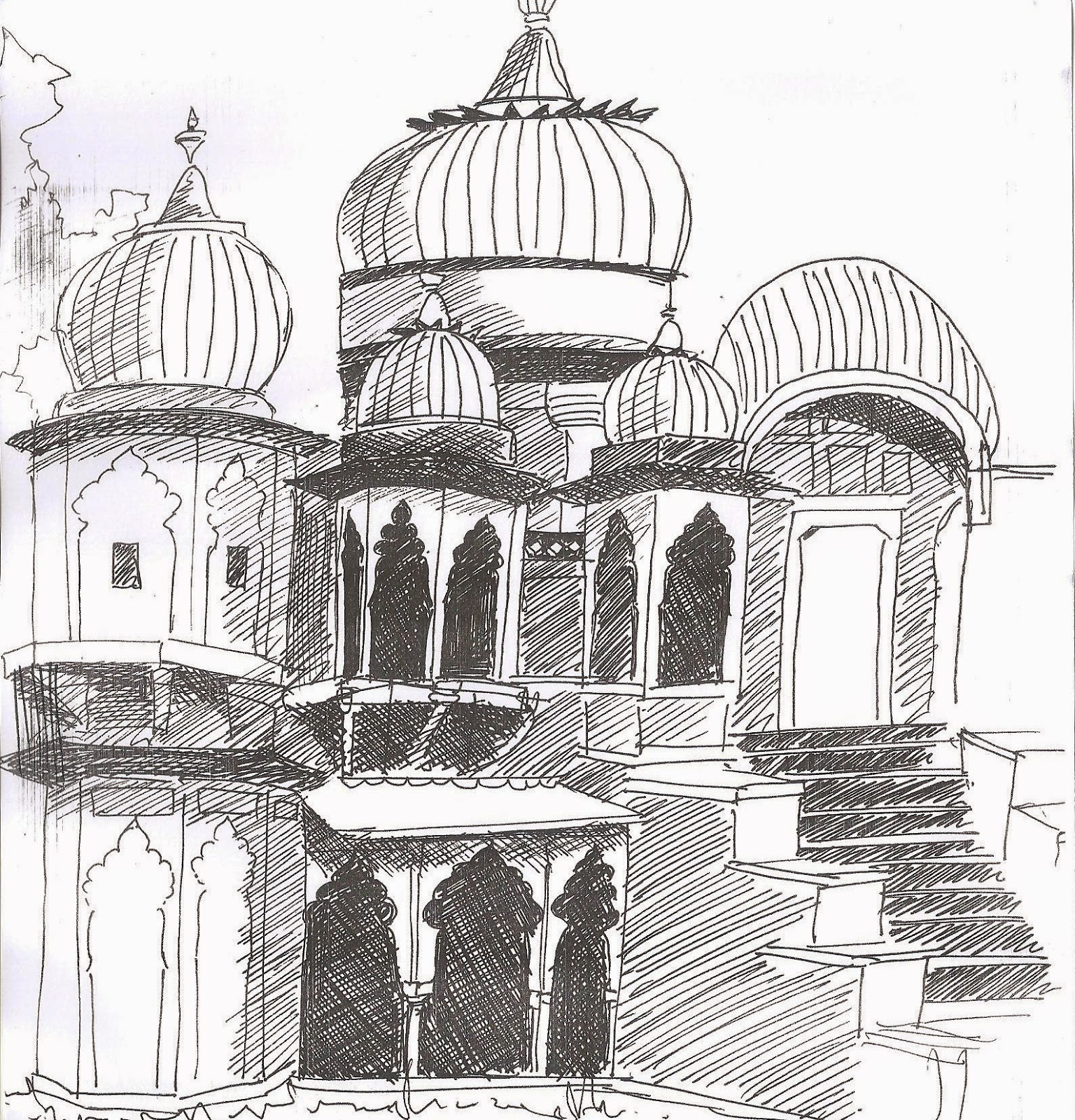 MY PORTFOLIO: INK PEN SKETCHES