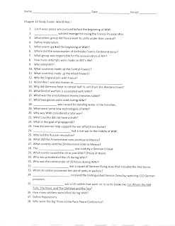 ELHS 9th Grade World History: Chapter 14 Study Guide