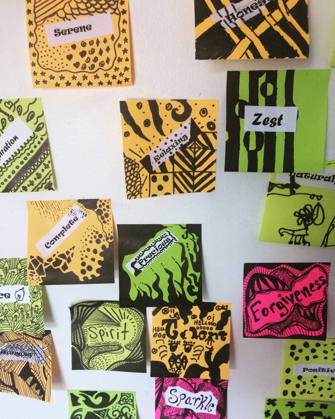 Maker Monday: Sticky Notes and Tangles