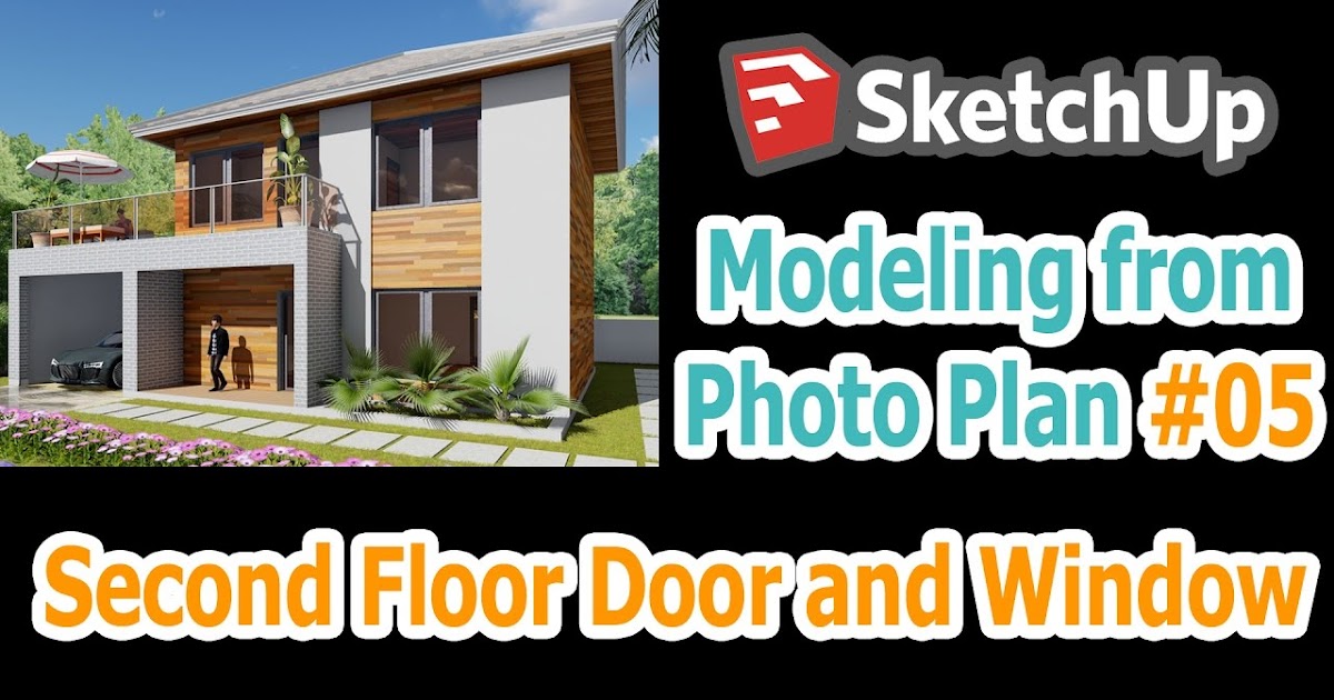 How to draw First floor Slap Door and Window Sketchu Tutorial 05 ...