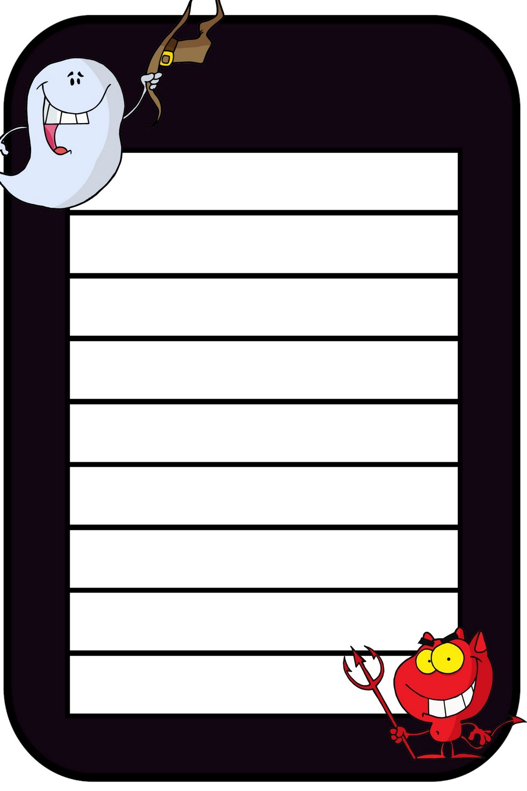 Debbie's Resource Cupboard: Halloween writing frames