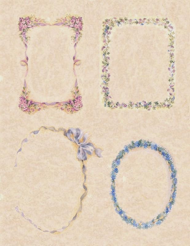 Free Printable Frames with Flowers. | Oh My Fiesta For Ladies!