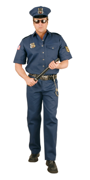 Stock photo police officer full body - moliex