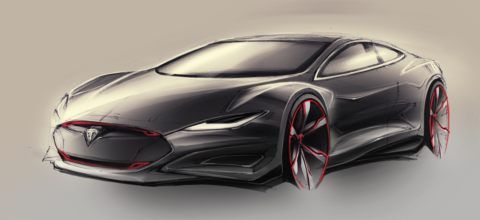 AK Design : Tesla sketches