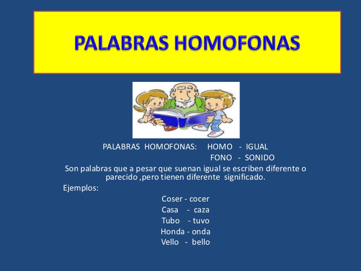 El Blog de 5º: T.4 Palabras Homófonas
