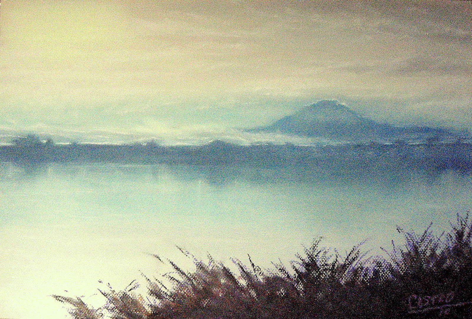 Pintura al pastel Astur: Aquellas primeras obras a pastel