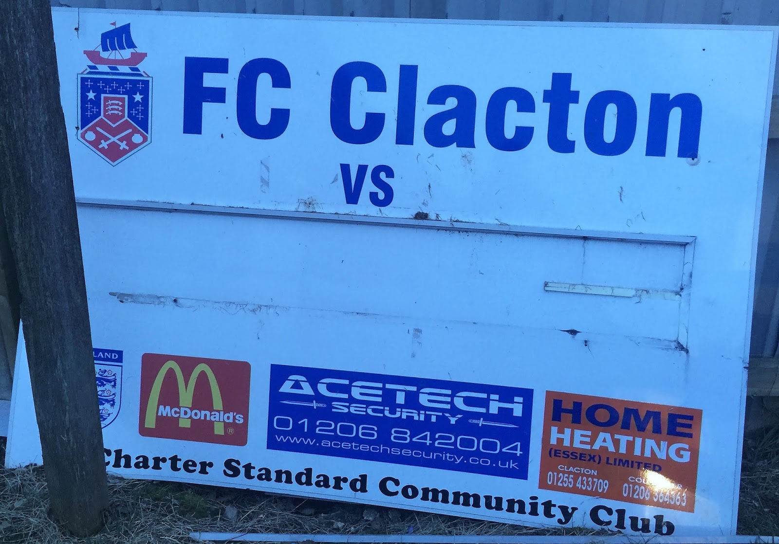 The Wycombe Wanderer: FC Clacton - Rush Green Bowl