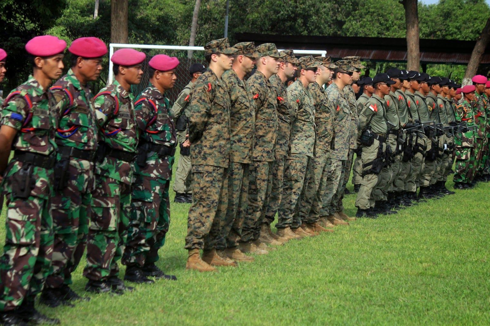 Korps Marinir TNI AL Latihan Bersama USMC | Strategi Militer Indonesia ...