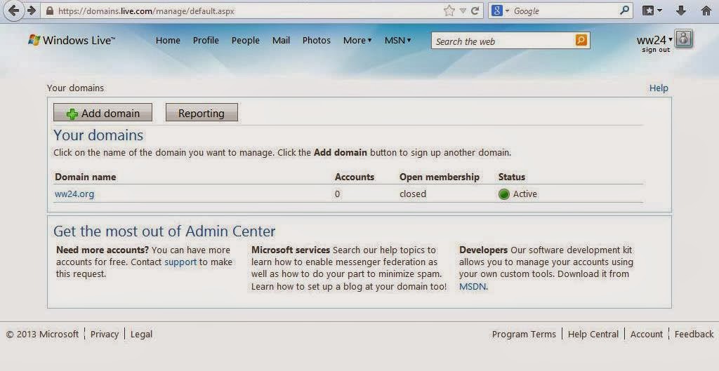 World's Information: How to Setup Email on Outlook.com for Your Custom ...