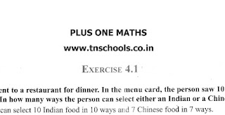 plus one mathematics solution book lesson-4 | 11th standard mathematics ...