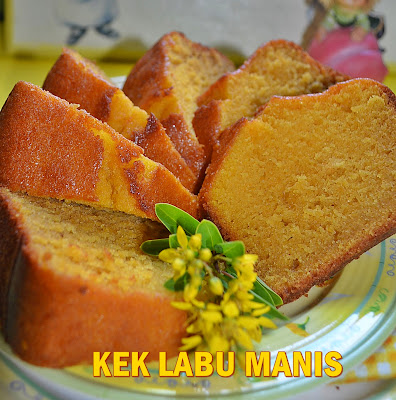 Kek Labu Manis Lembut & Lembap! - Amie's Little Kitchen