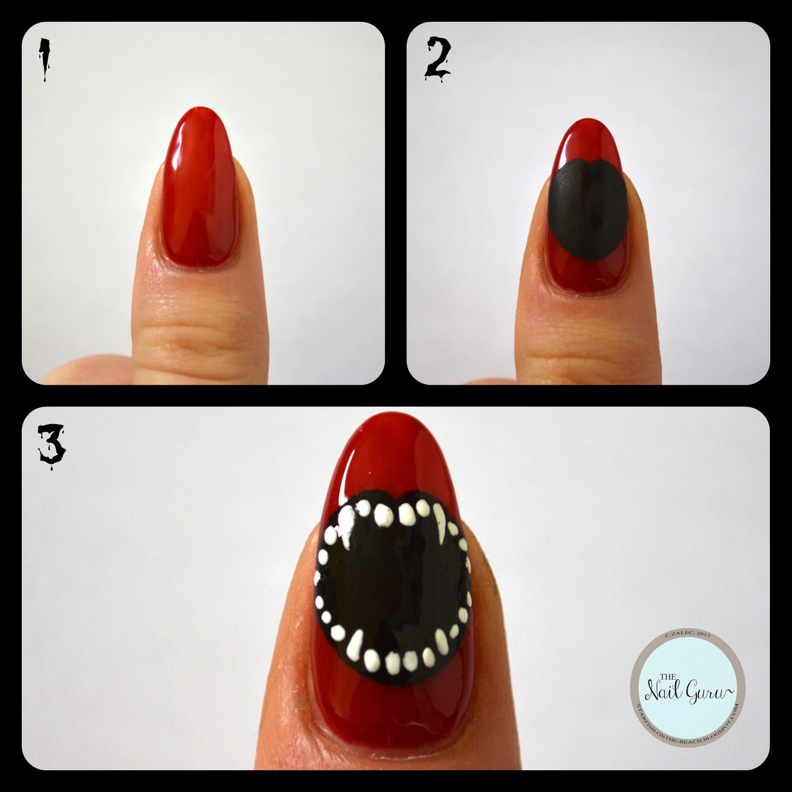 Starfish on the Beach: Mini Manicures: Halloween