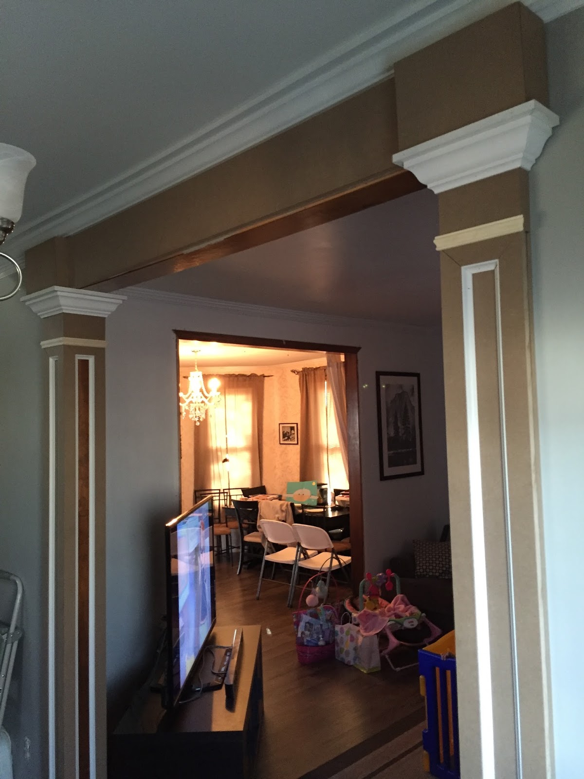 Oak Hill Trim: Foyer Transformation