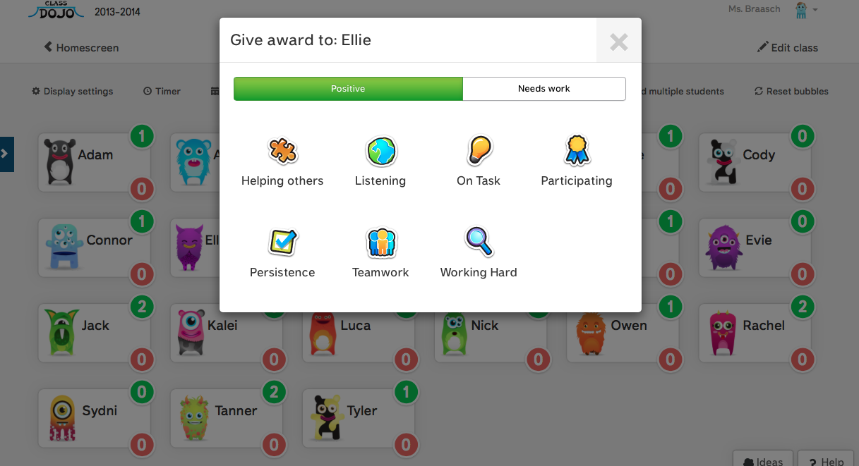 Ms. Braasch's 3rd Grade Blog: Class Dojo