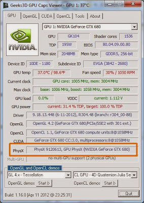 NVIDIA PhysX System Software 9.12.0613