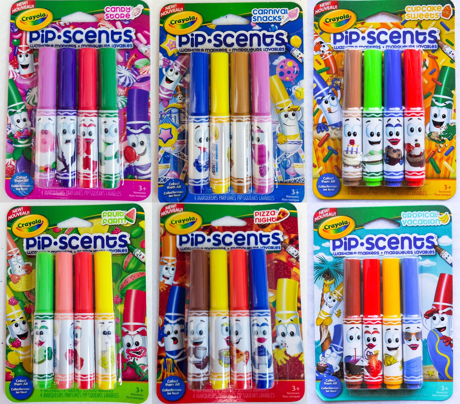 4 Count Pip•Scents Washable Markers: What's Inside the Box | Jenny's ...