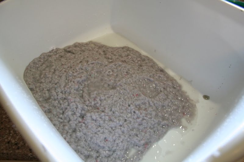 Mama Gone Green: Homemade Paper: A Tutorial