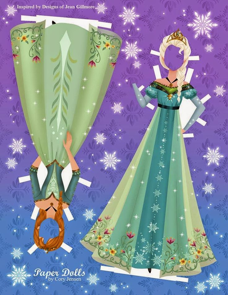 Las Recortables de Veva e Isabel: Frozen Elsa y Anna