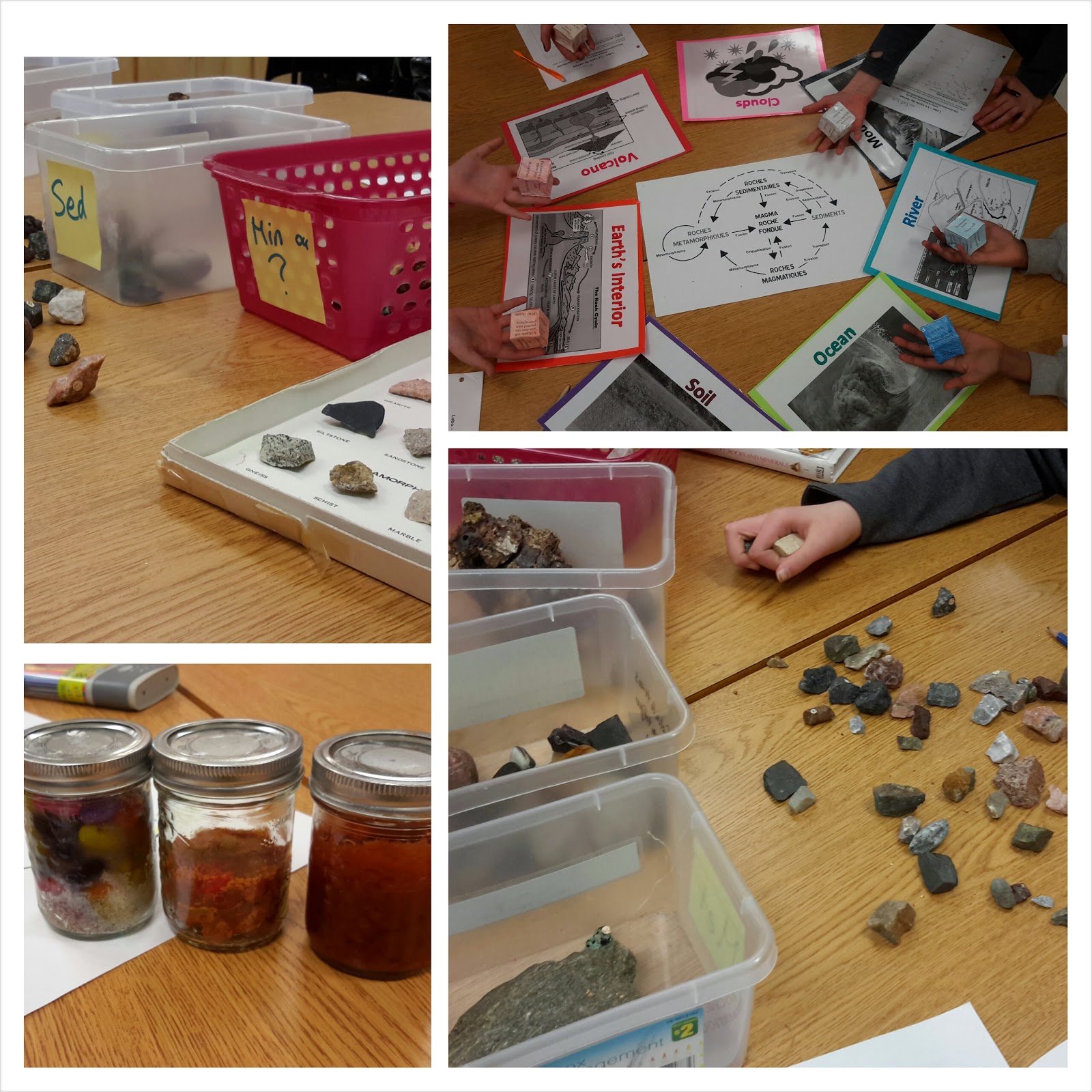 Mme Green's Classroom: Labos du cycle des roches / Rock Cycle Labs