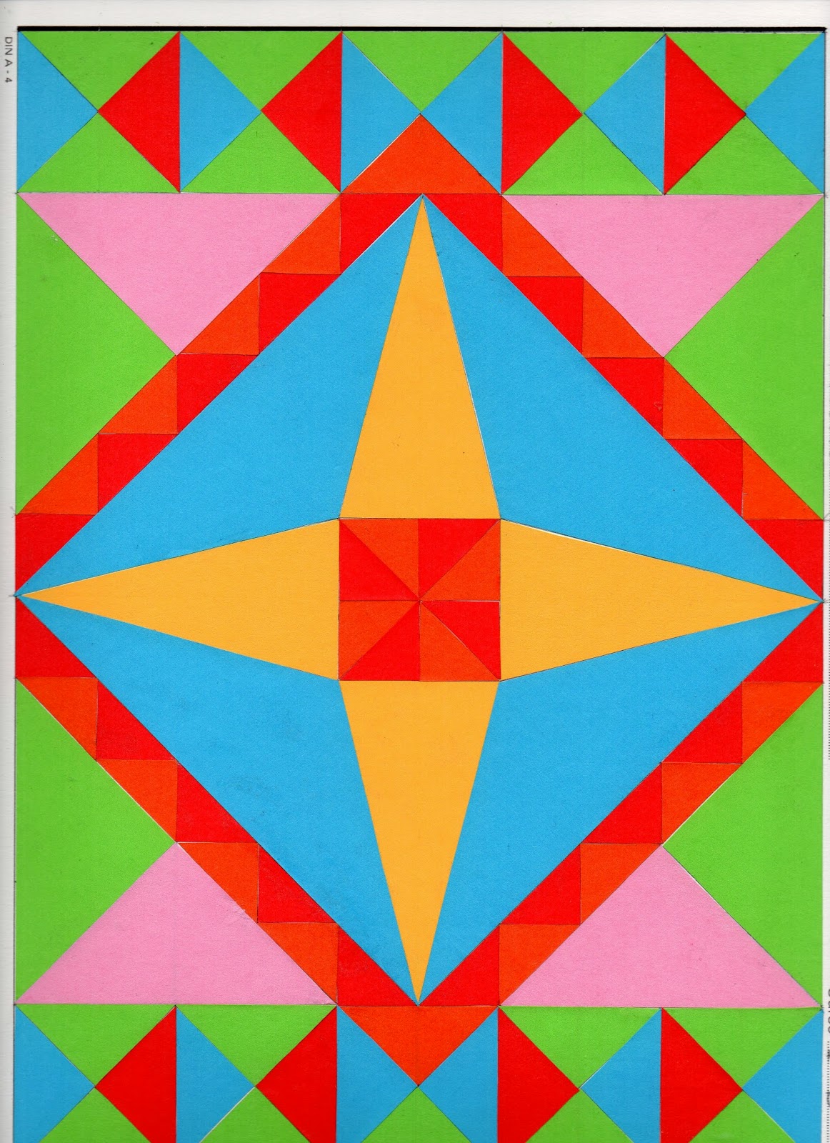 Color y Forma: COMPOSICIONES CON TRIÁNGULOS