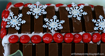 Write Snap Scrap: The Kit Kat "Gingerbread" House - Crafts With Kids