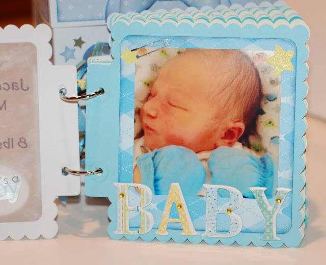 Paper Creations by Kristin: Baby Light Box Cube with Album