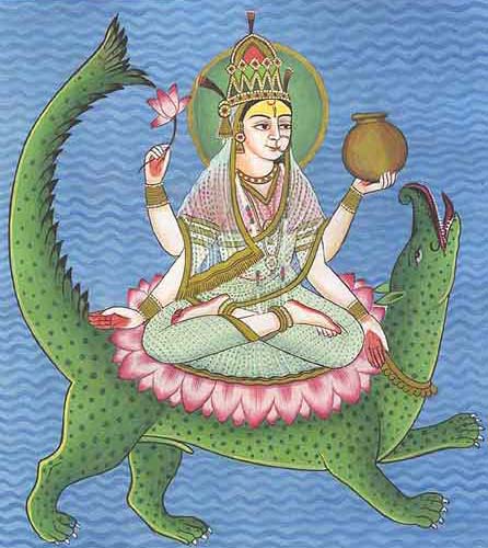 Symbolism in the Murti - Idol - of Goddess Ganga – Significance of ...