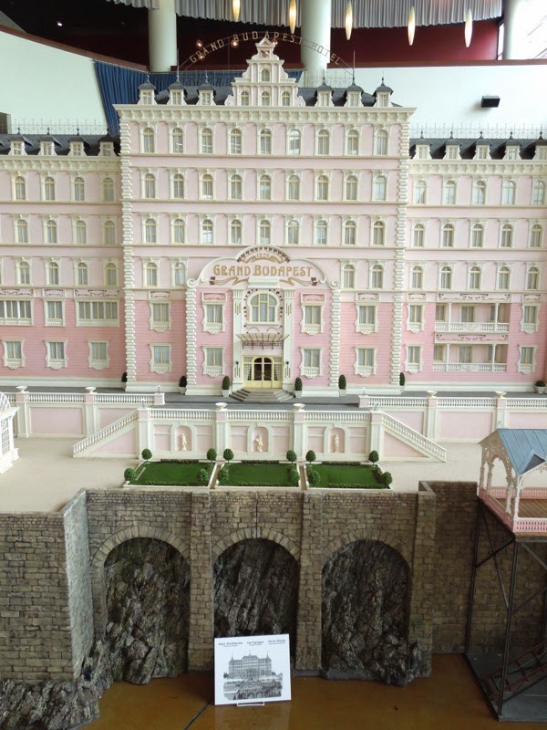 The Grand Budapest Hotel original model on display... - domesticjenni