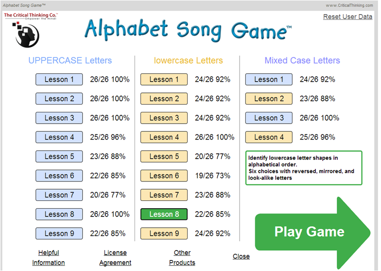 Farm Fresh Adventures: Alphabet Song Game by The Critical Thinking Co ...