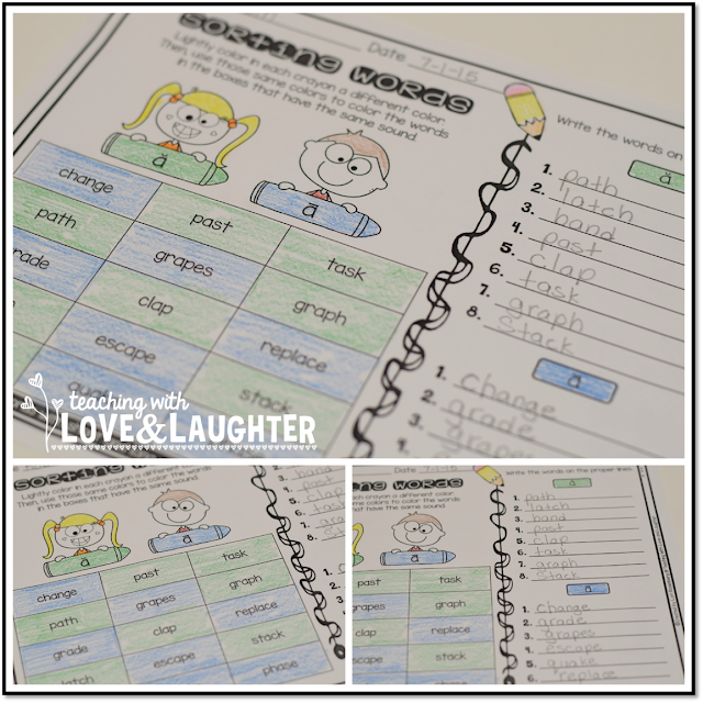 Teaching With Love and Laughter: Word Sorts