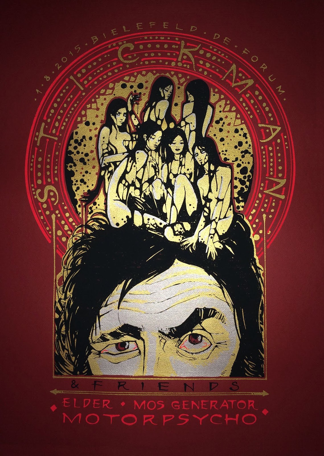 INSIDE THE ROCK POSTER FRAME BLOG: Malleus Stickman Records Poster