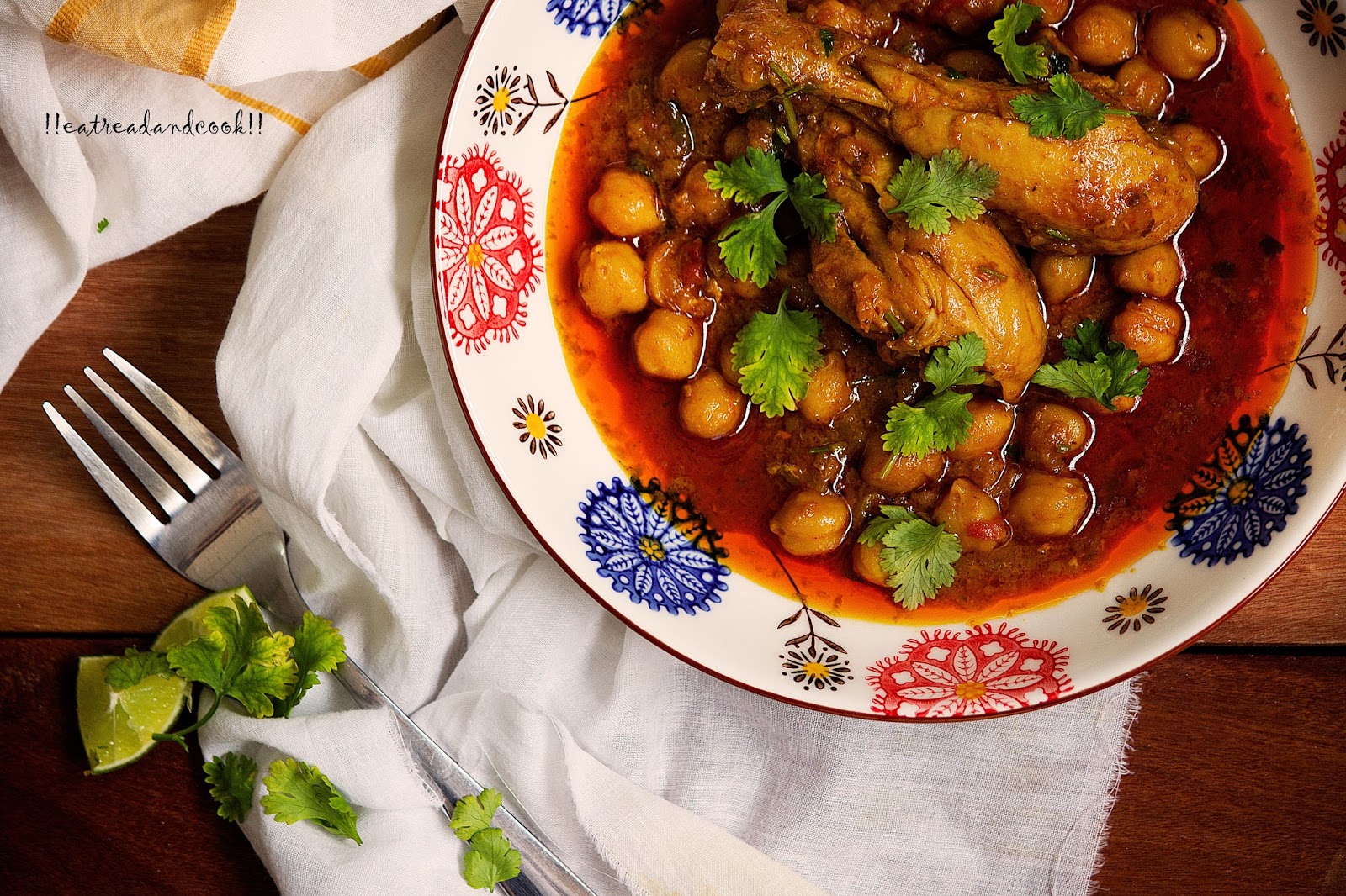Murgh Chole / Chicken Curry with Chickpeas