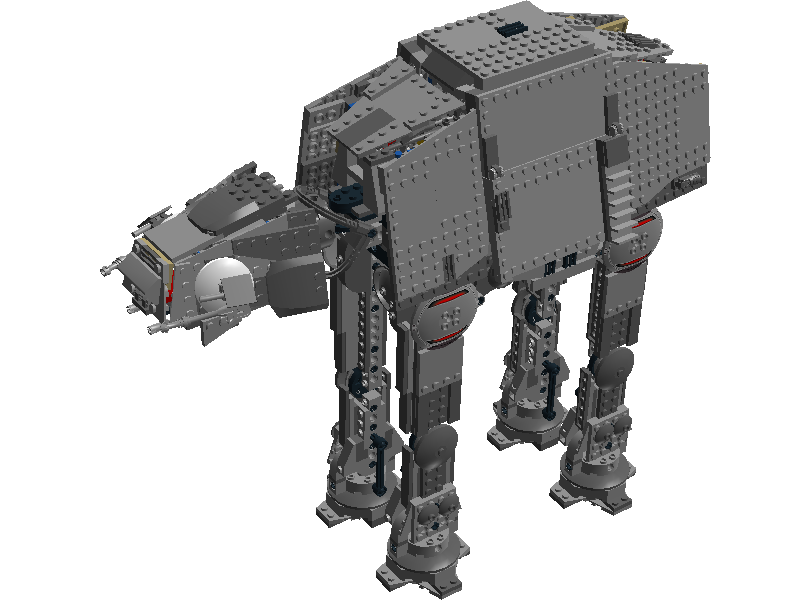 Construyendo con la imaginación: Set 4483: AT-AT (2003)