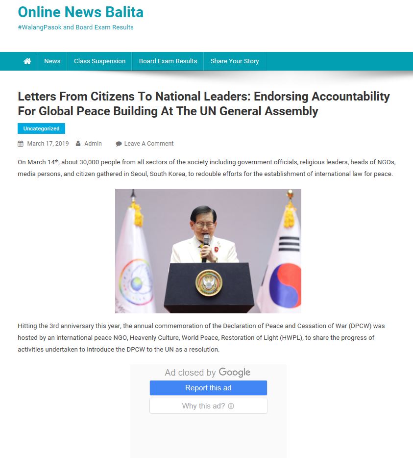 [Peace News] Peace Letter Campaign On the Air 2 ~ peacebreeze